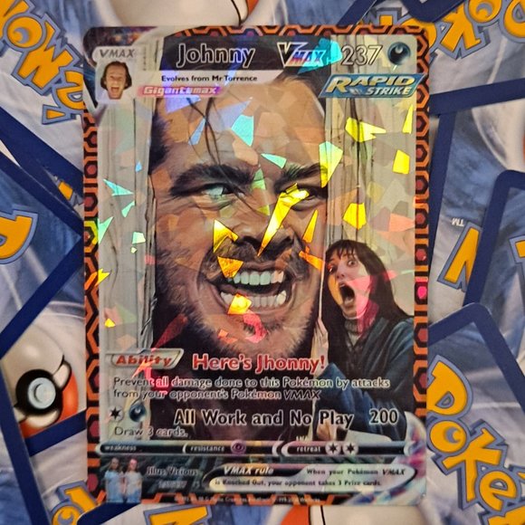 Games | The Shining Heres Johnny Pokemon Card Jack Nicholson | Poshmark